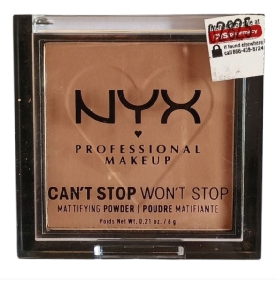 NYX | Makeup | Nyx Cant Stop Wont Stop Mattifying Pressed Powder Tan ...